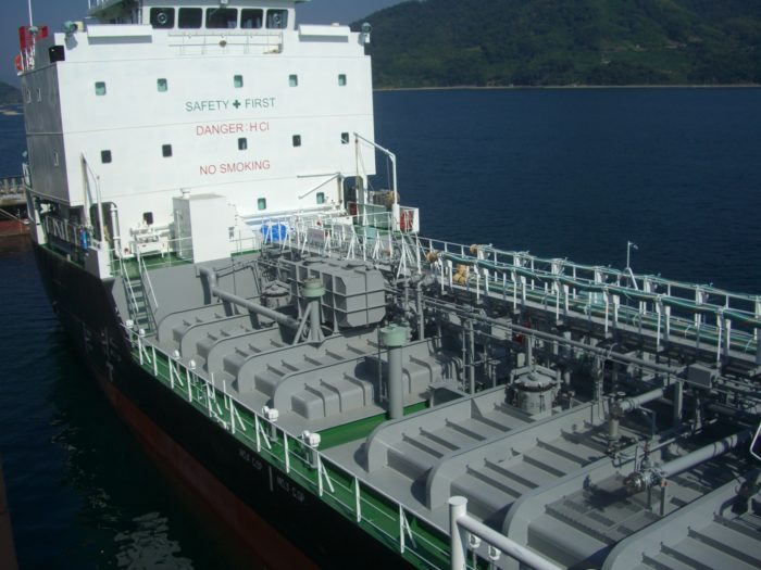 塩酸タンカー（外航船） - 中谷造船海運株式会社